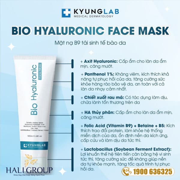 Mặt Nạ B9 Kyung Lab Bio Hyaluronic Face Mask