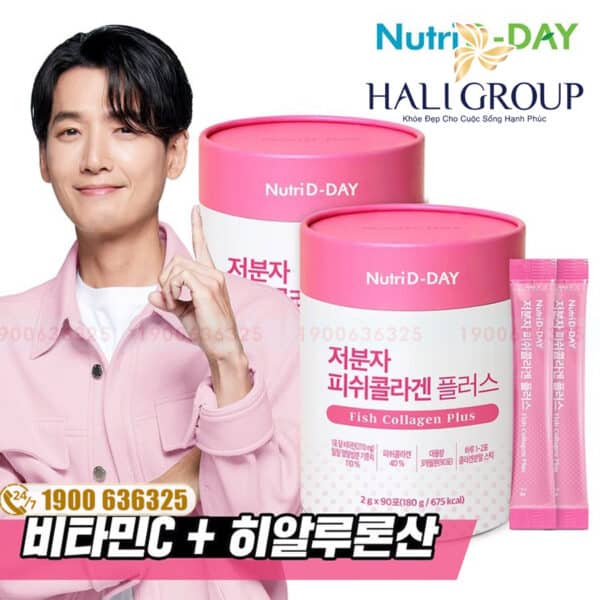 Collagen Cá Nutri D-Day Small Molecule Fish Collagen Plus